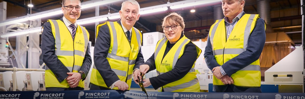 UK government leaders unveil Pincroft’s £1.5m military textile printing ...